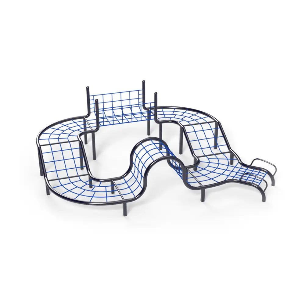 Ascend Low Loop Track Rope Climber Playground Climber Playgrounds Etc