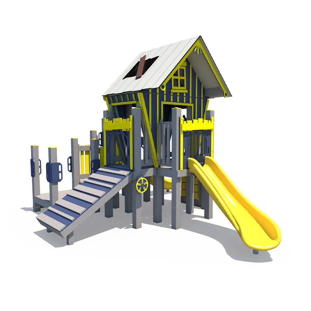 Treehouse Themed Cottage Outdoor Playground Outdoor – Playgrounds Etc