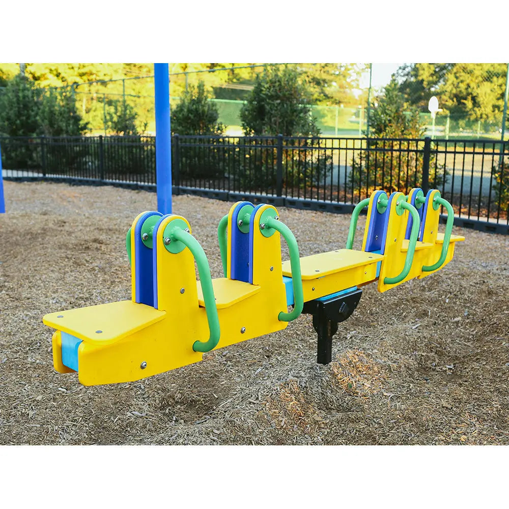 4 Seater Seesaw Playground Equipment – Playgrounds Etc